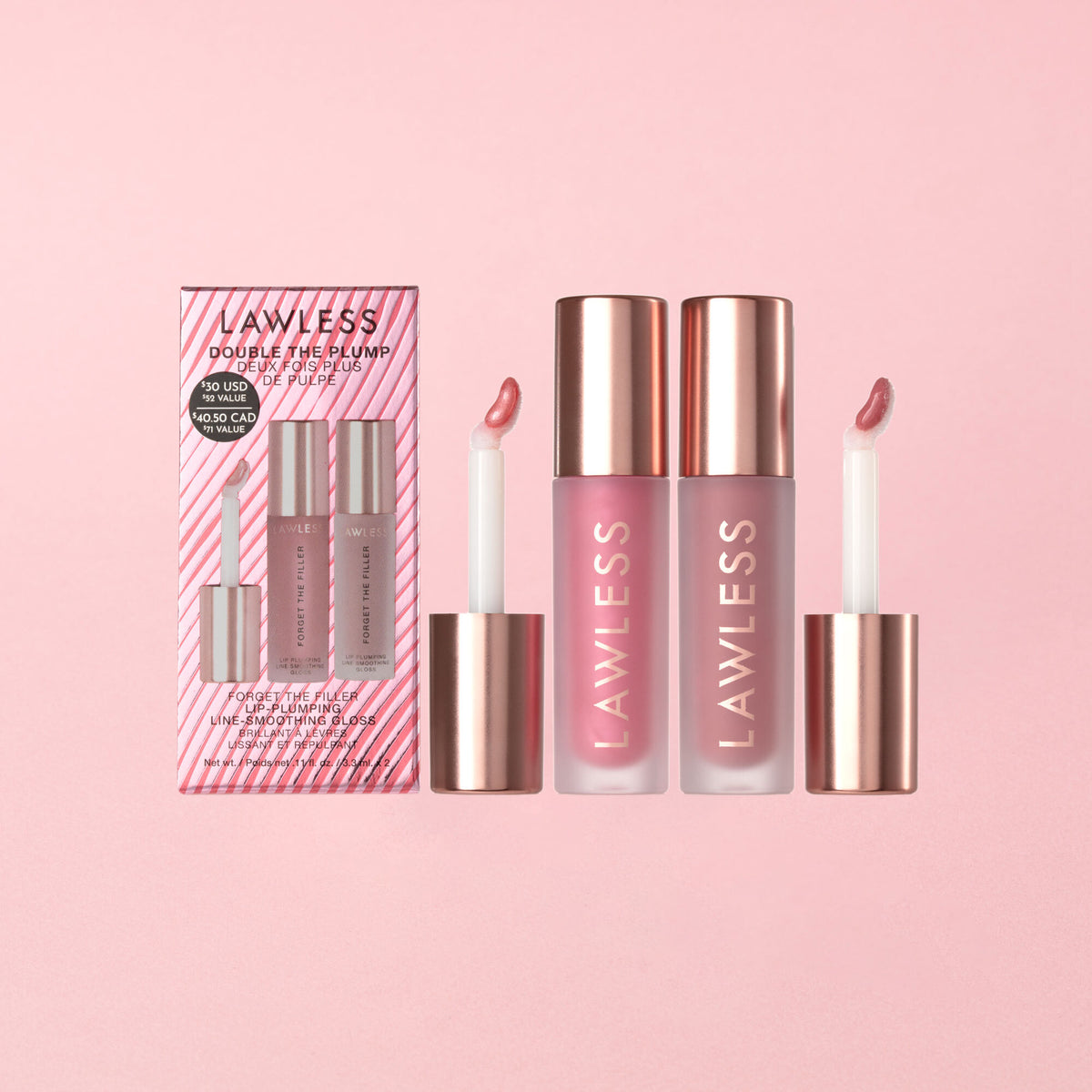 Double the Plump Lip Gloss Set – Lawless Beauty